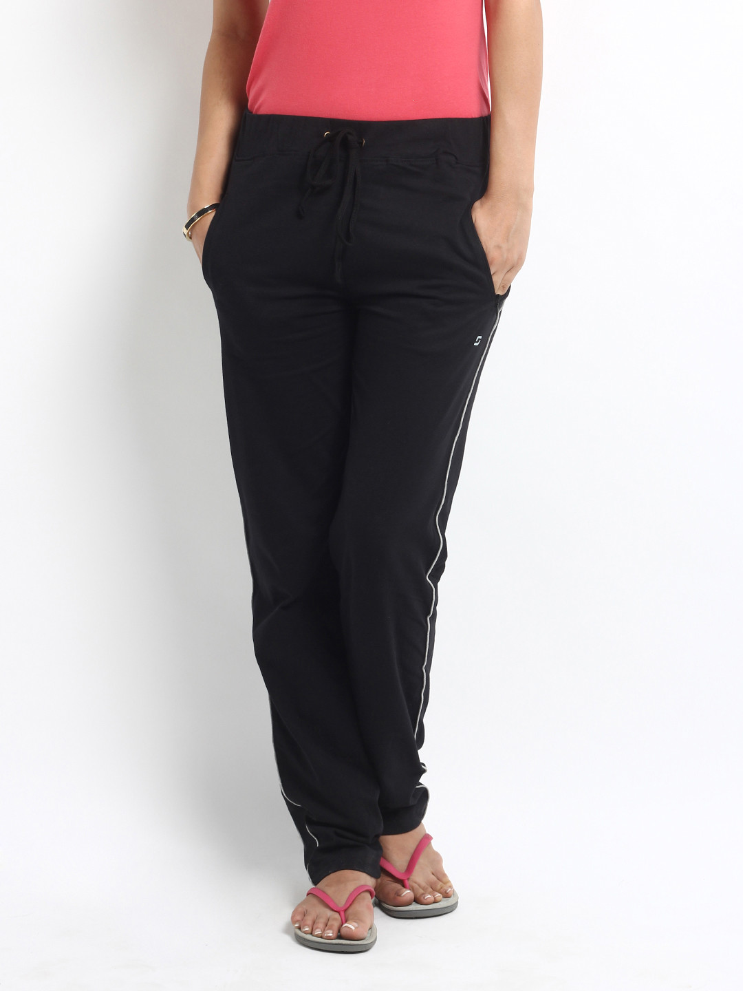 Buy SDL By Sweet Dreams Women Black Lounge Pants F LLP 1107 - Lounge ...