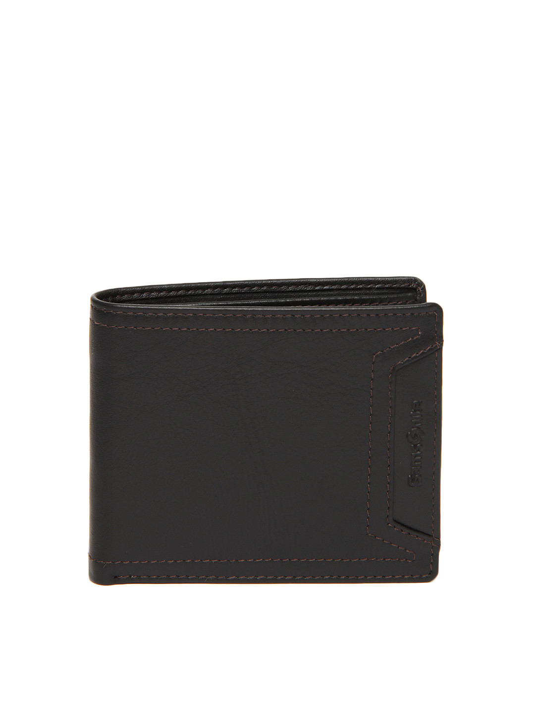 Buy Samsonite Men Dark Brown Leather Wallet - Wallets for Men 398298 ...