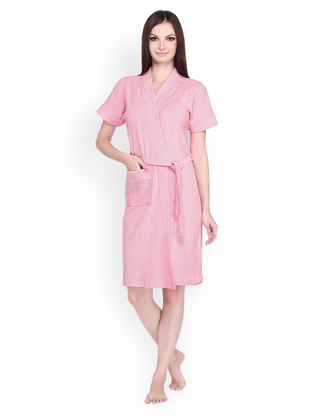 Buy Sand Dune Women Pink Bathrobe - Bath Robe for Women 453688 | Myntra