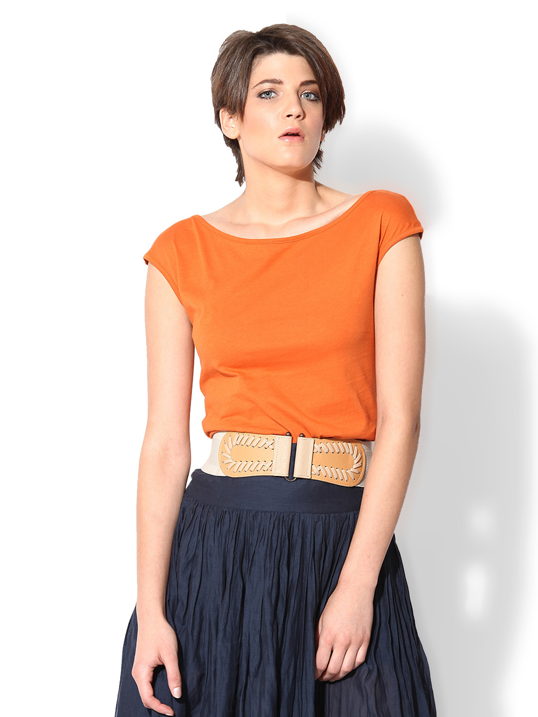Buy Sisley Women Rust Orange Top - Tops for Women 329811 | Myntra