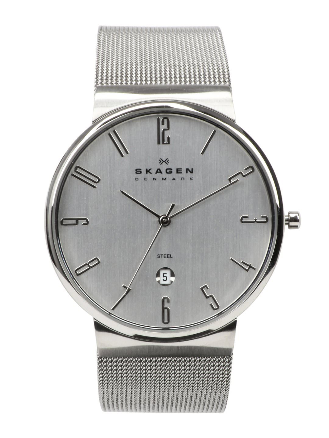 Buy Skagen Men Silver Dial Watch - Watches for Men 30043 | Myntra