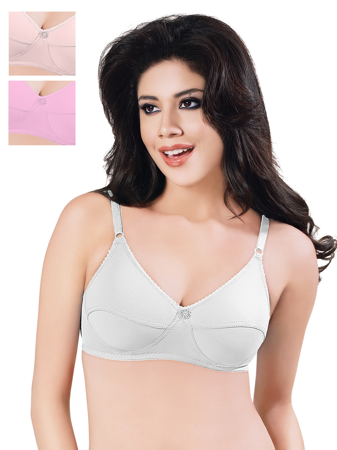Buy Sonari Pack Of 3 Full Coverage Bras - Bra for Women 758195 | Myntra