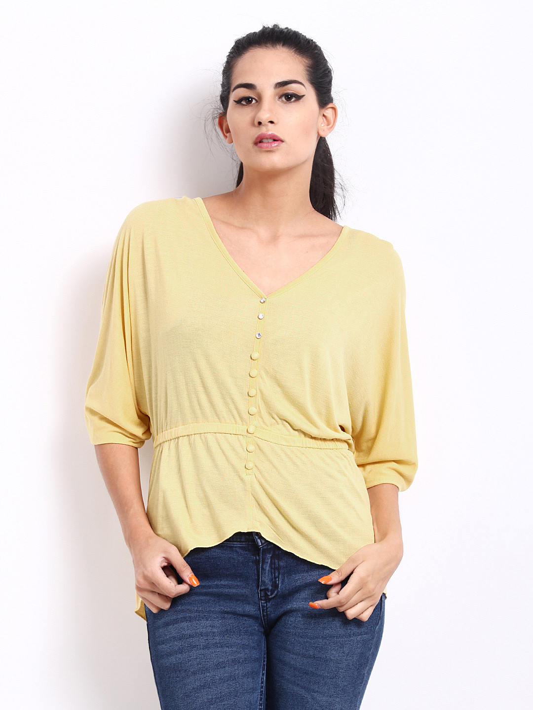 Buy The Vanca Women Yellow Top - Tops for Women 147429 | Myntra