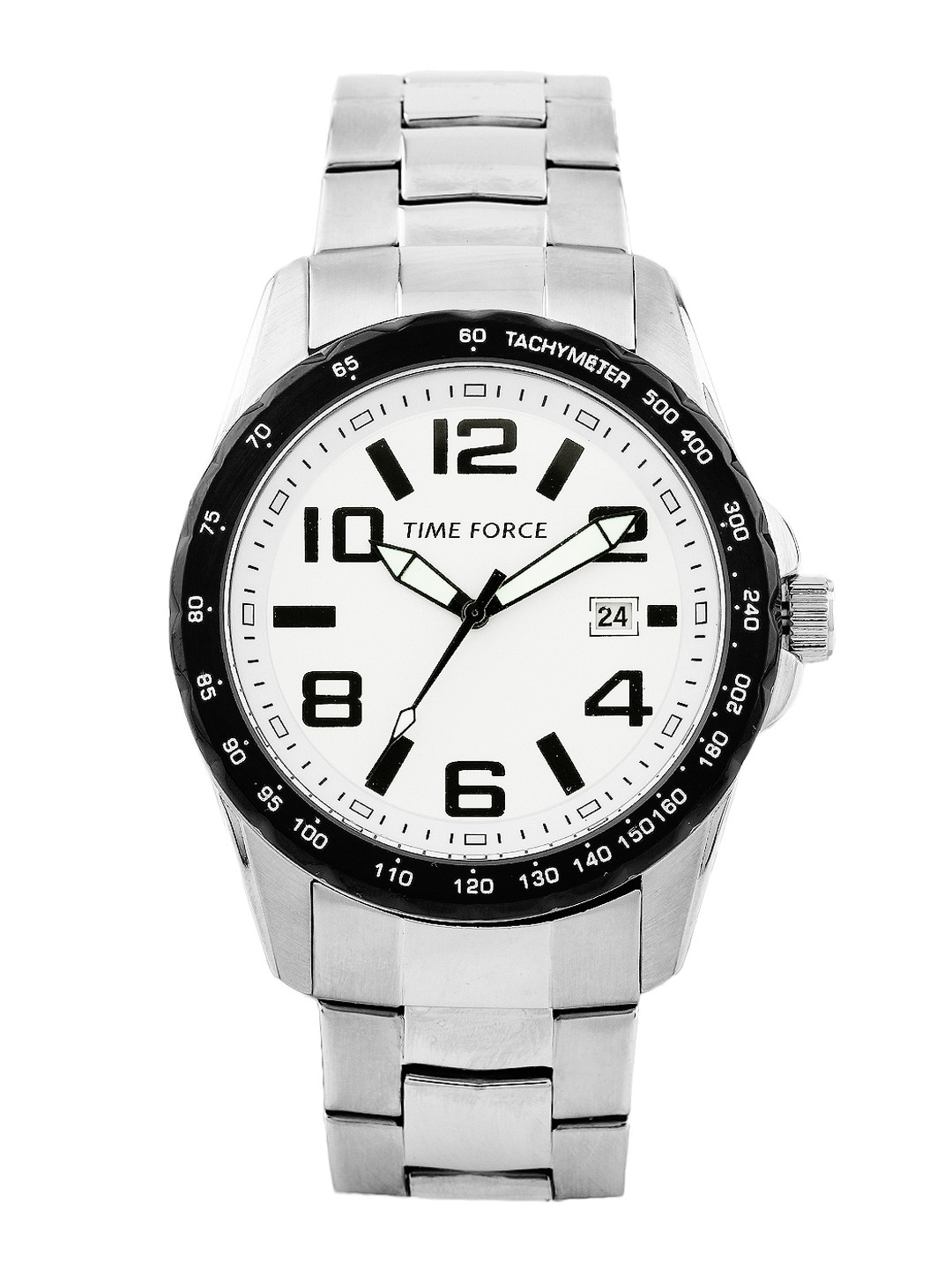 Buy Time Force Men Silver Toned Dial Watch TF3245M02M - Watches for Men ...