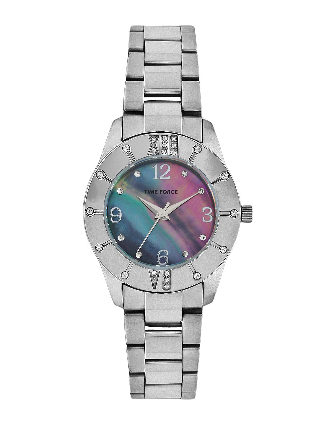 Buy Time Force Women Pearly Blue Dial Watch - Watches for Women 236166 ...
