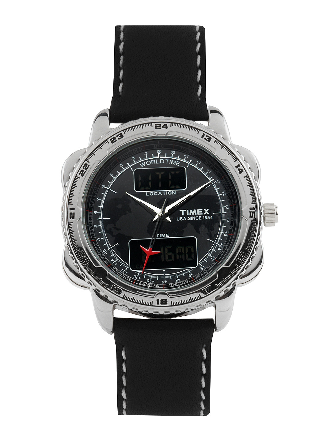 Buy Timex Men Gunmetal Toned Dial Watch MB00 - Watches for Men 316115 ...