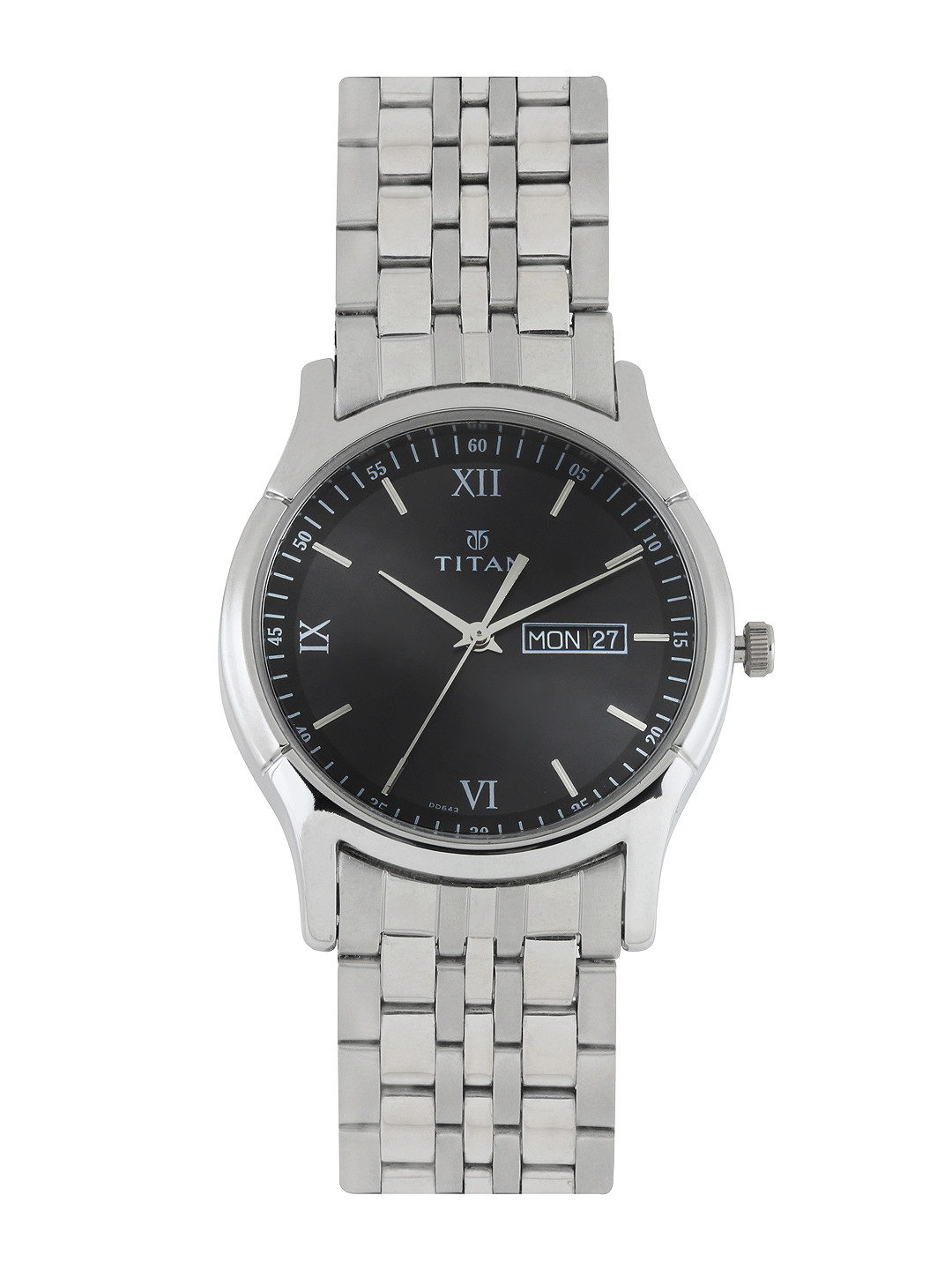 Buy Titan Men Black Dial Watch 1636SM01 - Watches for Men 258006 | Myntra