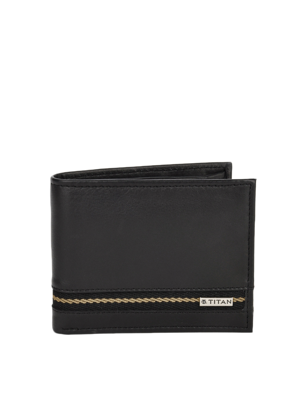 Buy Titan Men Black Leather Wallet - Wallets for Men 135530 | Myntra