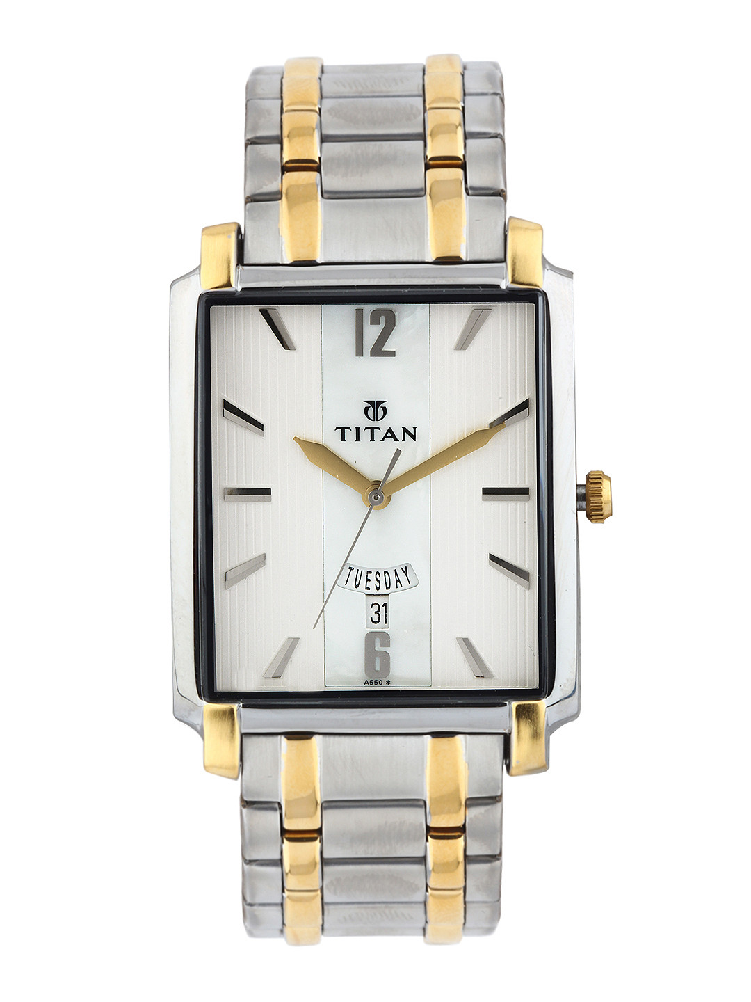 Buy Titan Men Off White Dial Watch - Watches for Men 229234 | Myntra