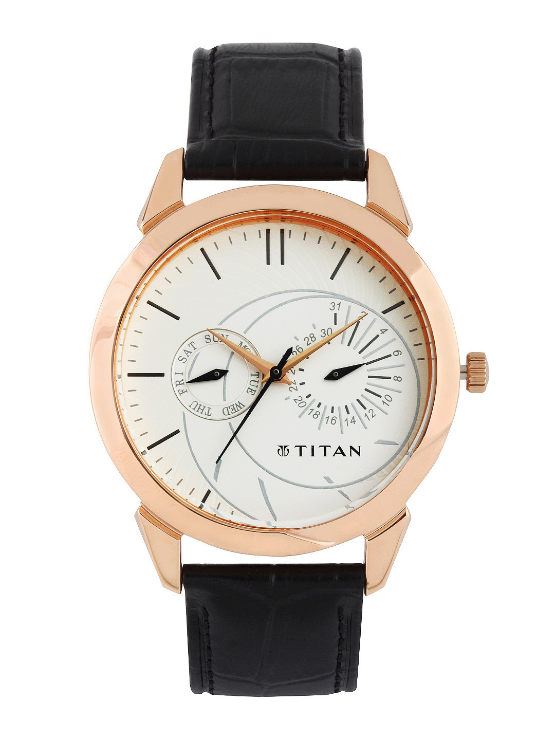 Buy Titan Men Off White Dial Watch - Watches for Men 229168 | Myntra