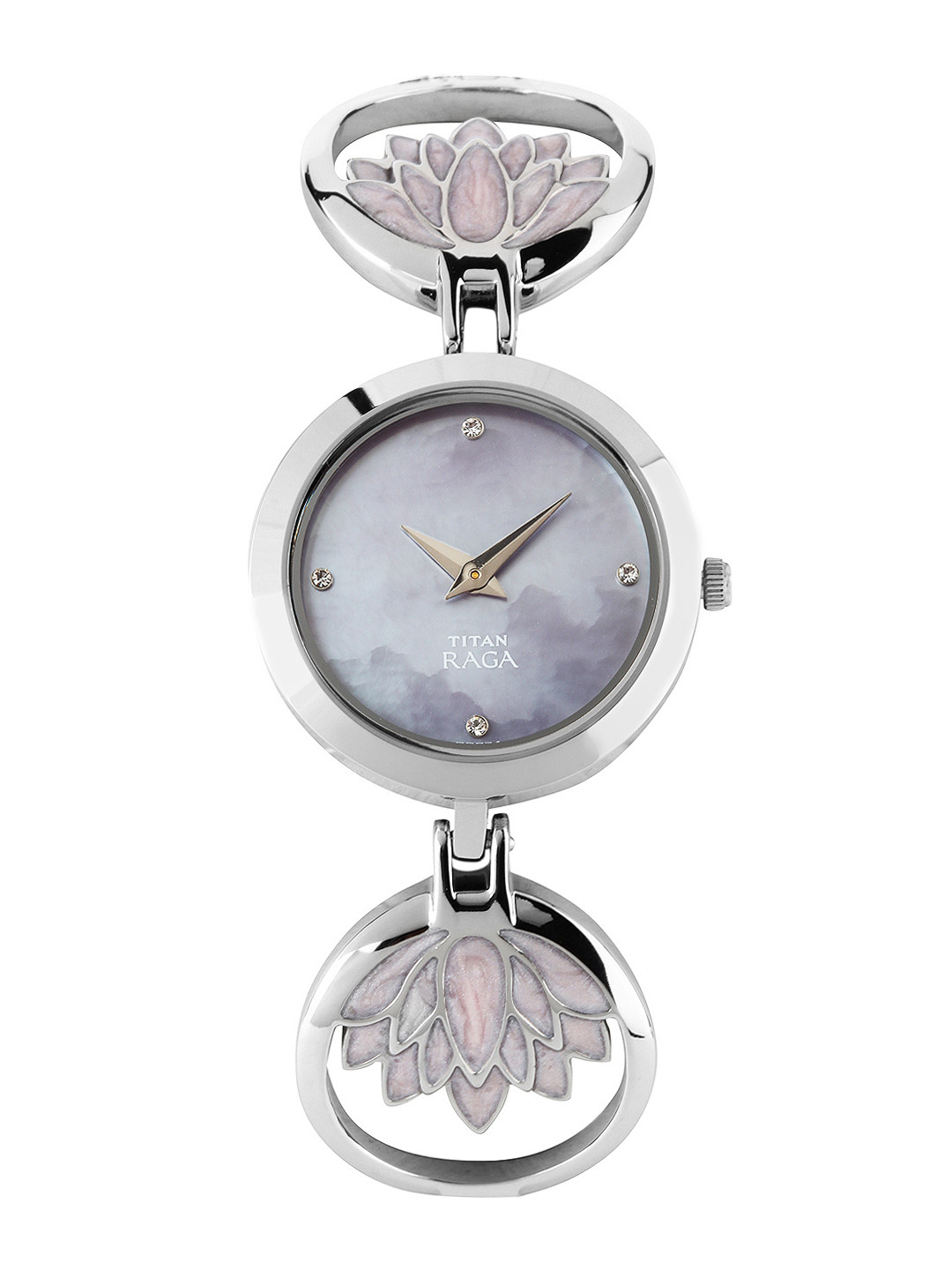 Buy Titan Raga Women Garden Of Eden Lavender Dial Watch 2540SM01 ...