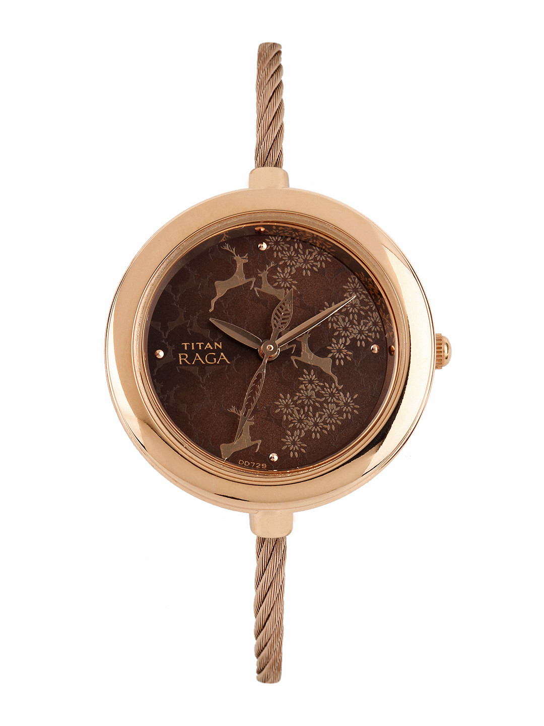 Buy Titan Raga Garden Of Eden Women Brown Analogue Watch NL2532WM01 ...