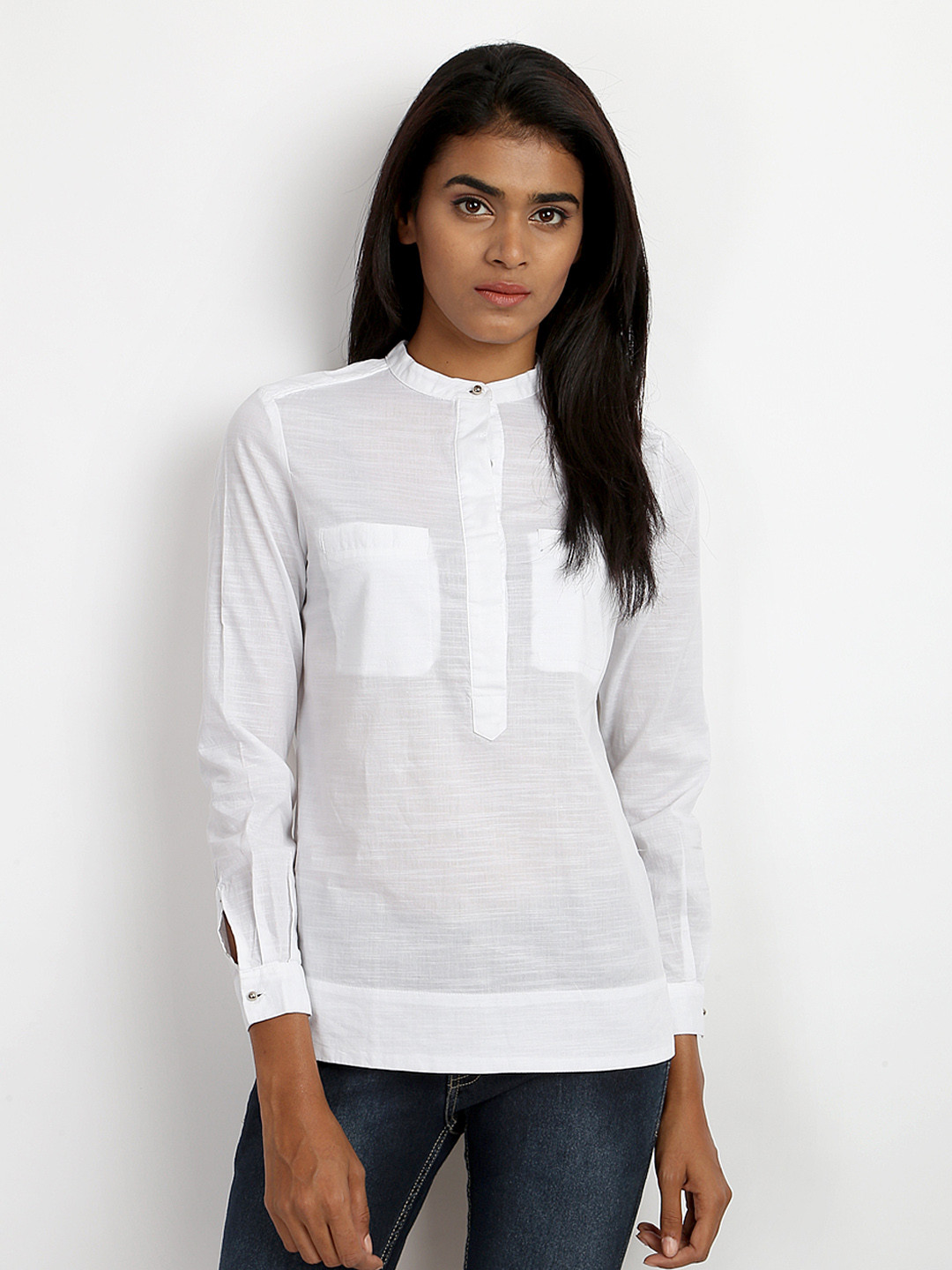 Buy Tokyo Talkies Women White Formal Top - Tops for Women 290473 | Myntra