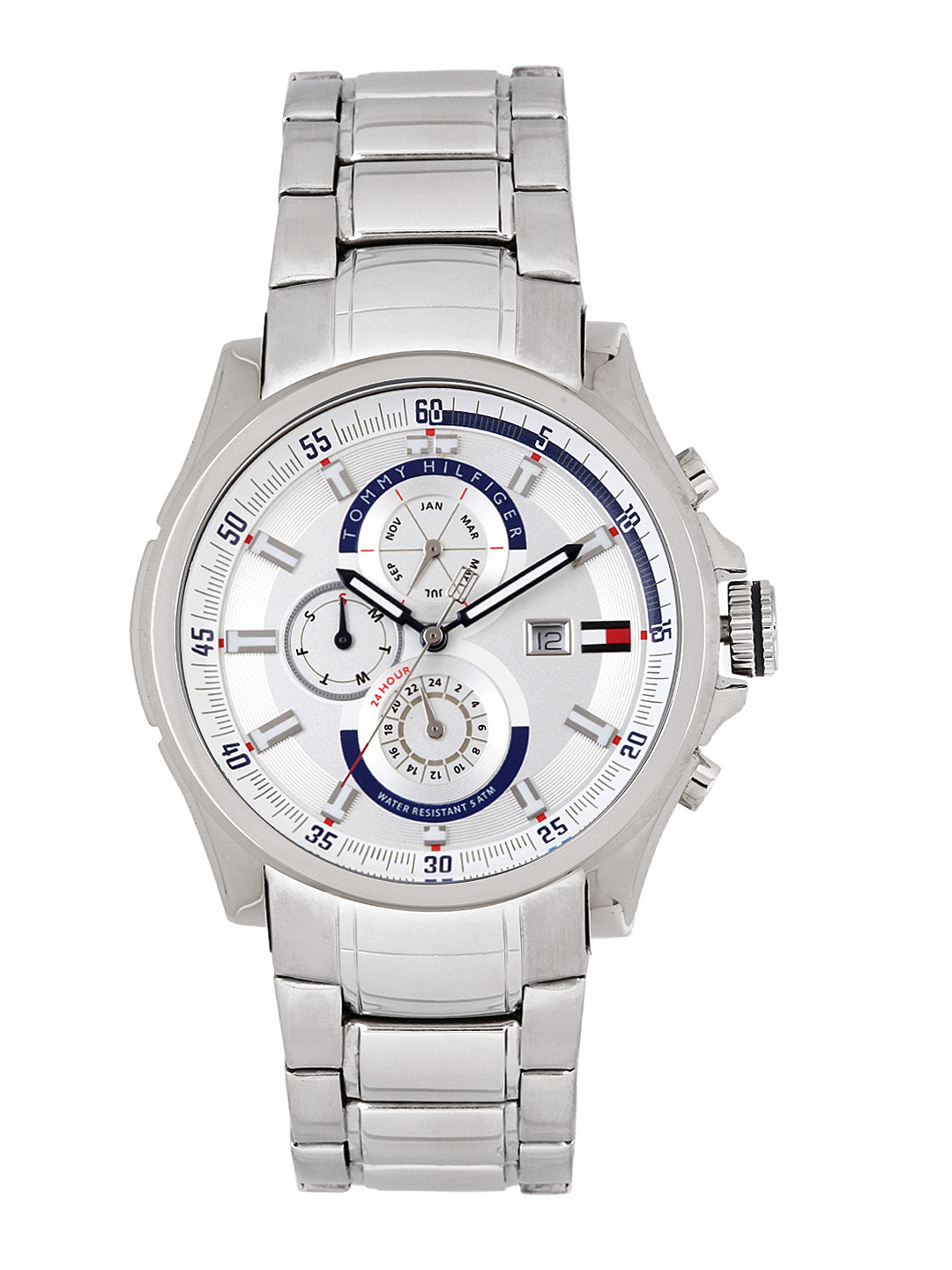 Buy Tommy Hilfiger Men White Dial Chronograph Watch TH1790728J ...