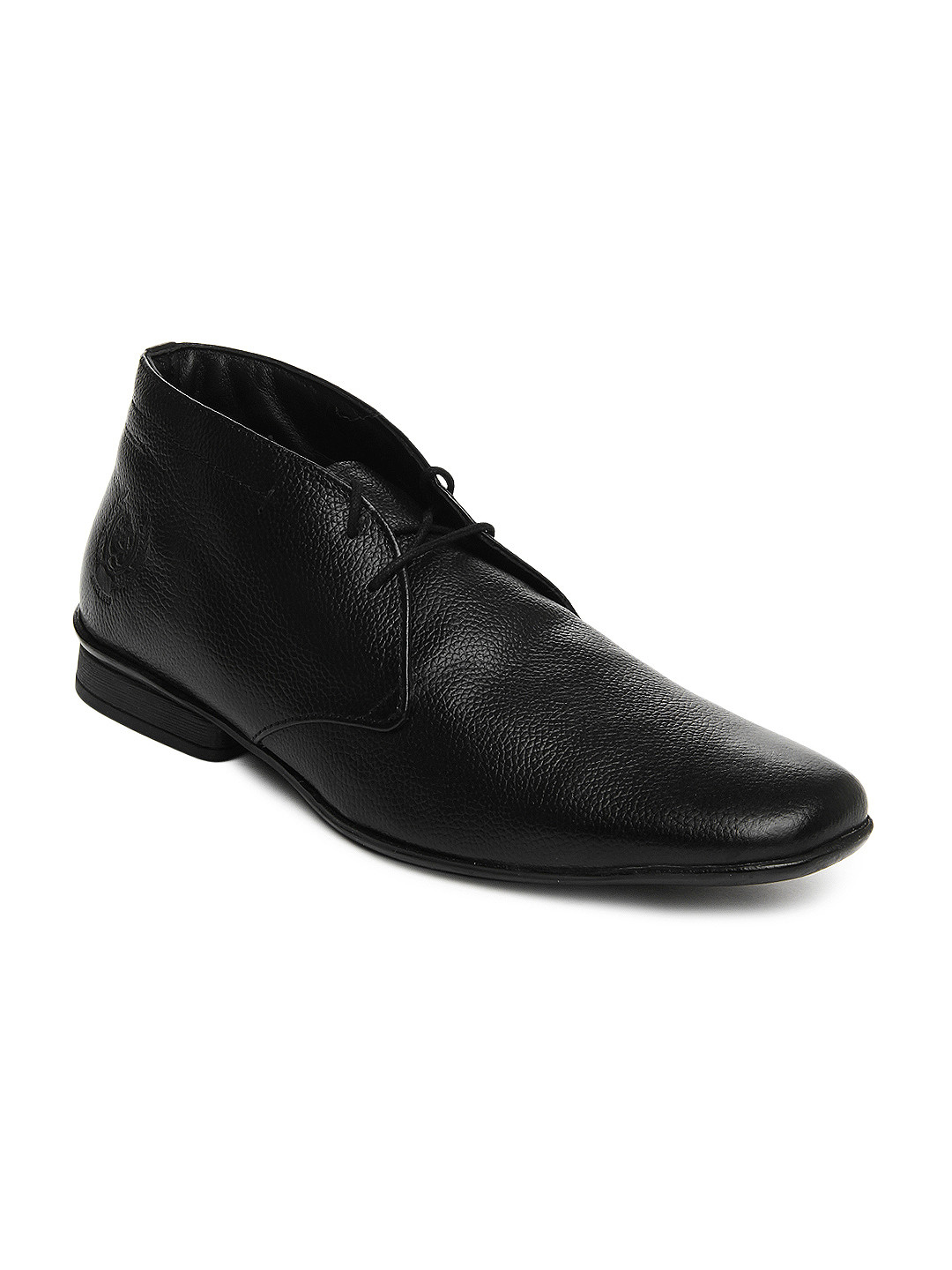 Buy U.S. Polo Assn. Men Black Leather Semi Formal Shoes - Formal Shoes ...
