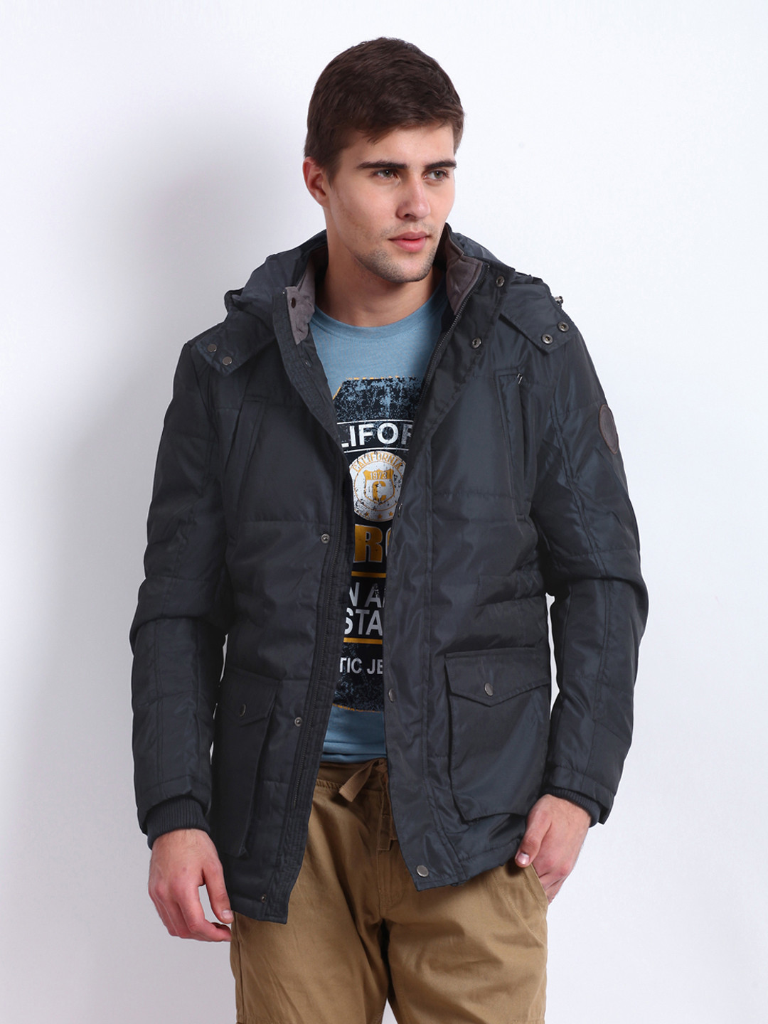 Buy U.S. Polo Assn. Men Navy Blue Jacket - Jackets for Men 201664 | Myntra