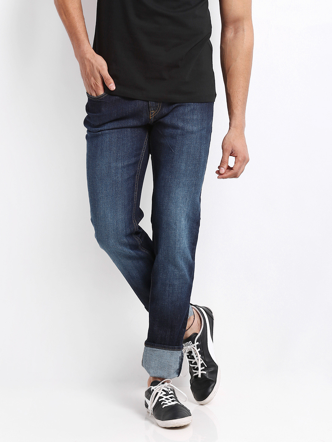 Buy Voi Jeans Men Blue Skinny Fit Jeans - Jeans for Men 231043 | Myntra