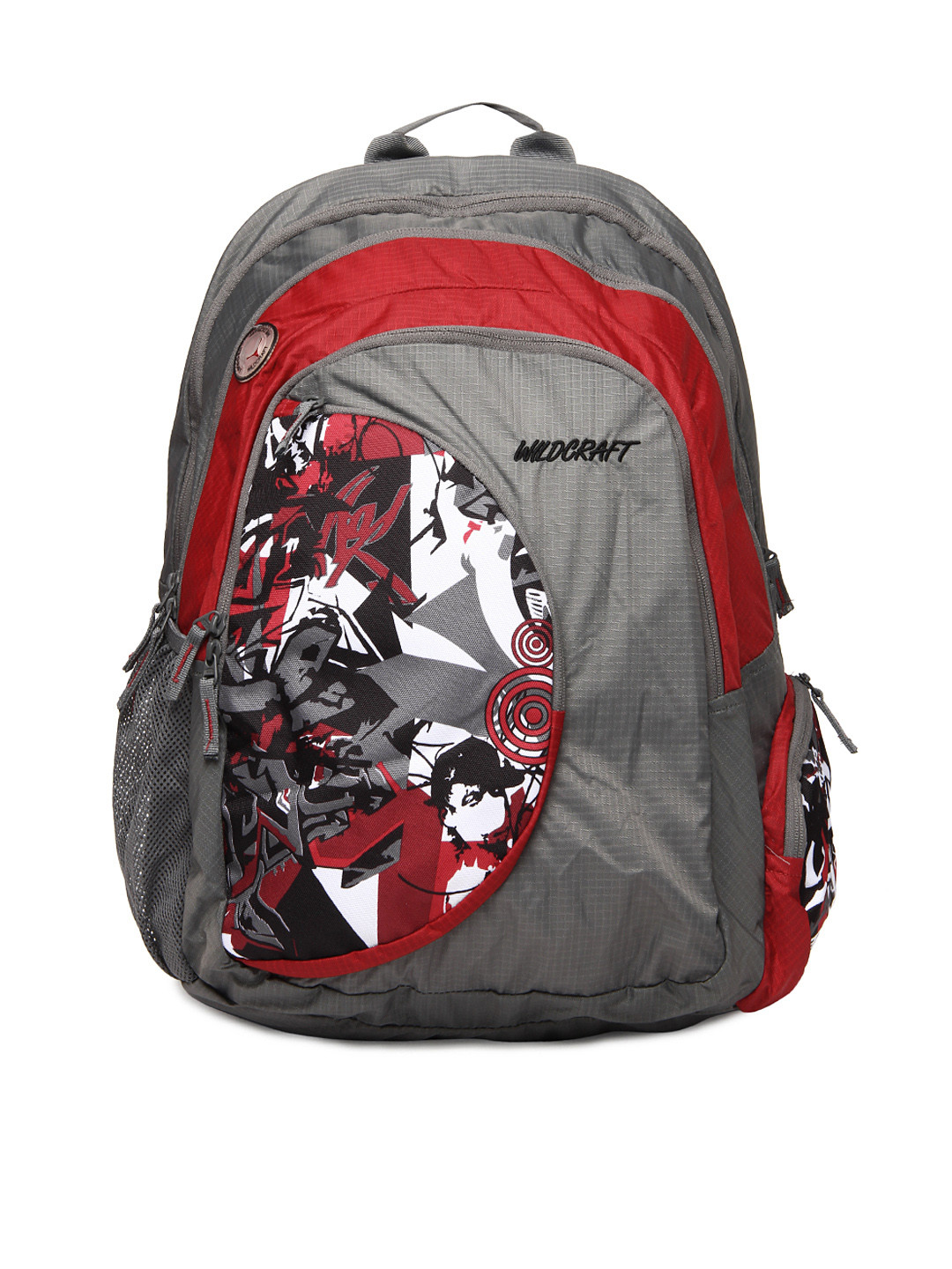 Buy Wildcraft Unisex Grey & Red Printed Backpack - Backpacks for Unisex ...
