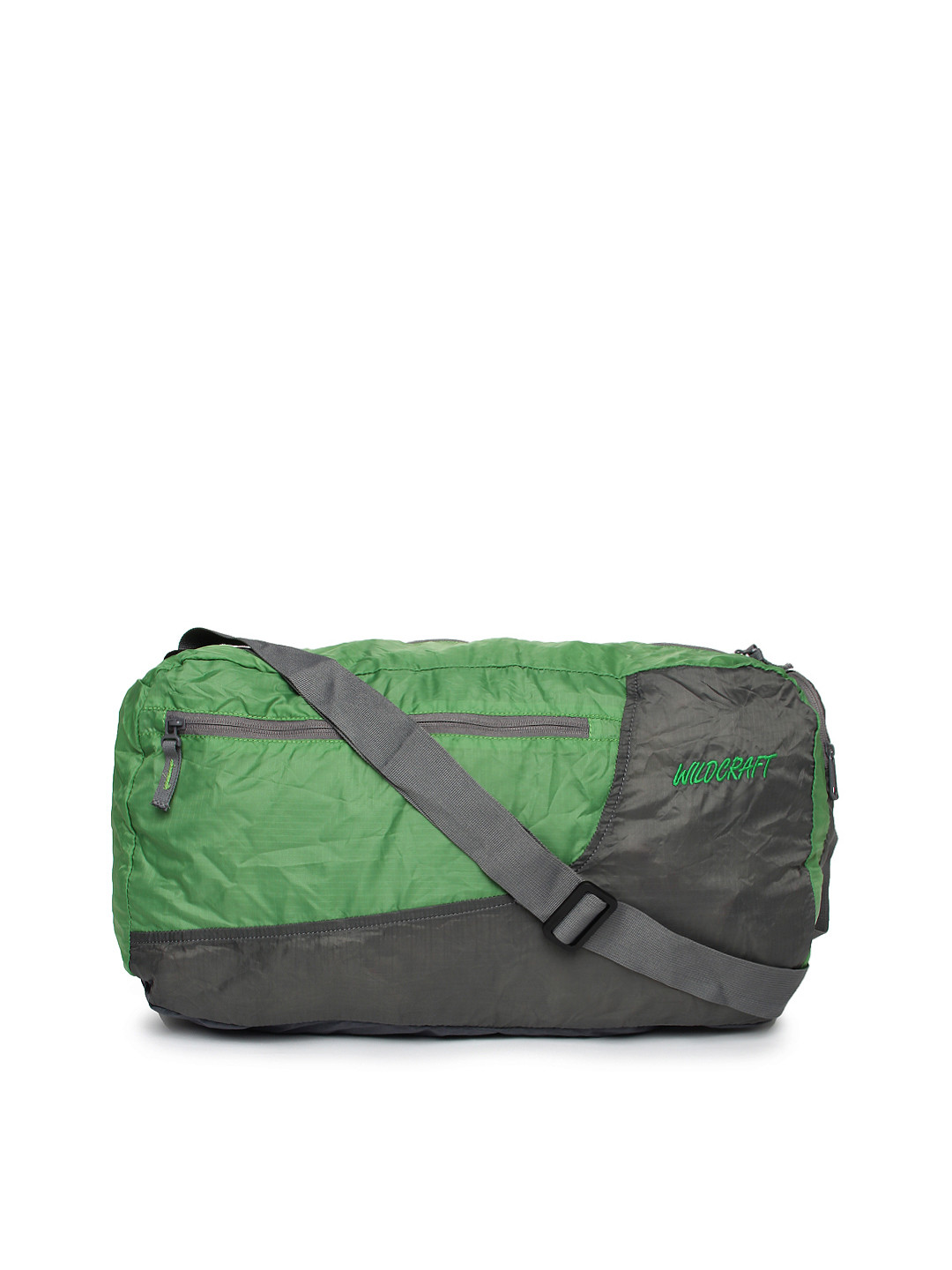 Buy Wildcraft Unisex Green & Grey Foldable Duffle Bag - Duffel Bag for ...