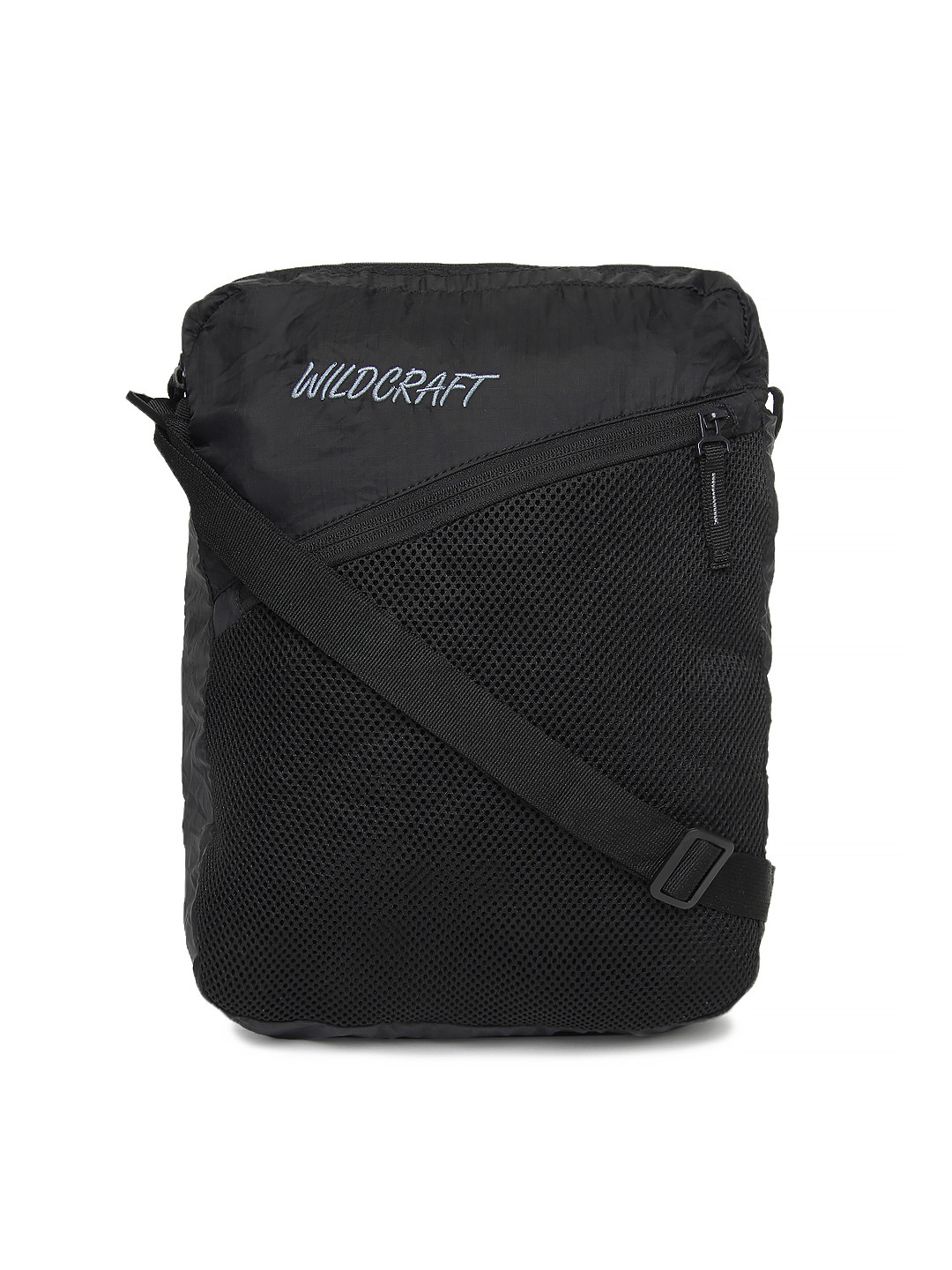 Buy Wildcraft Unisex Black Foldable Messenger Bag - Messenger Bag for ...