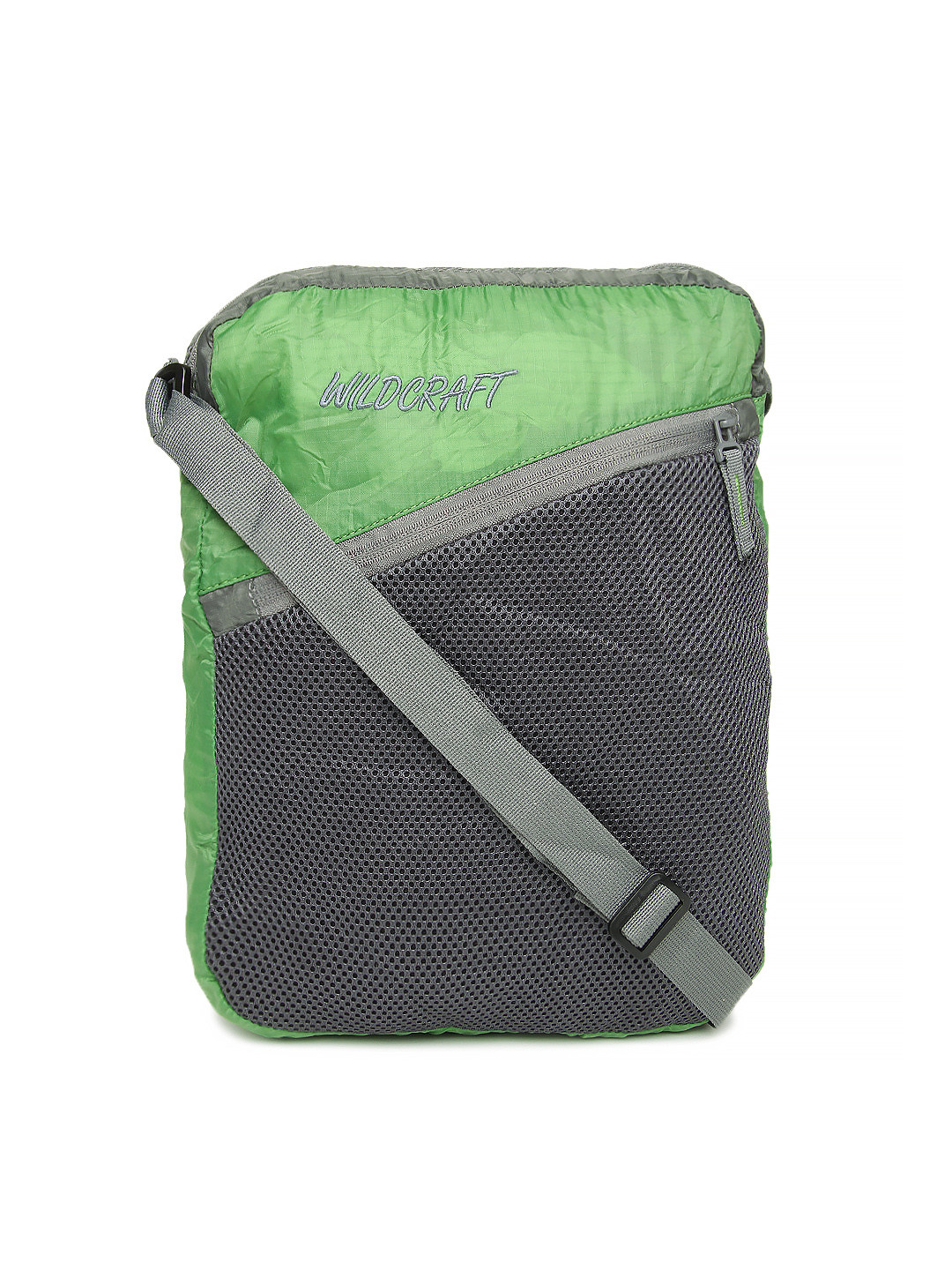 Buy Wildcraft Unisex Green & Grey Foldable Messenger Bag - Messenger ...
