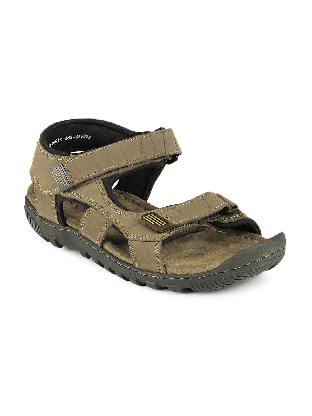 Buy Woodland Men Green Nubuck Sandals - Sandals for Men 231506 | Myntra