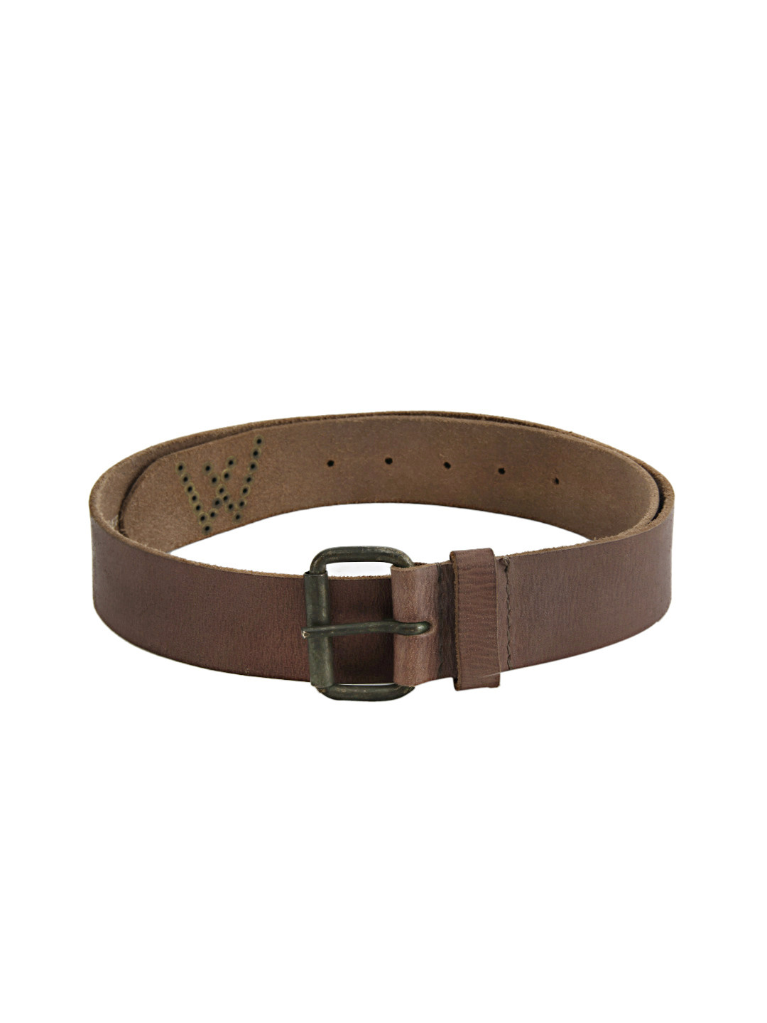 Buy Wrangler Men Brown Leather Belt - Belts for Men 25726 | Myntra