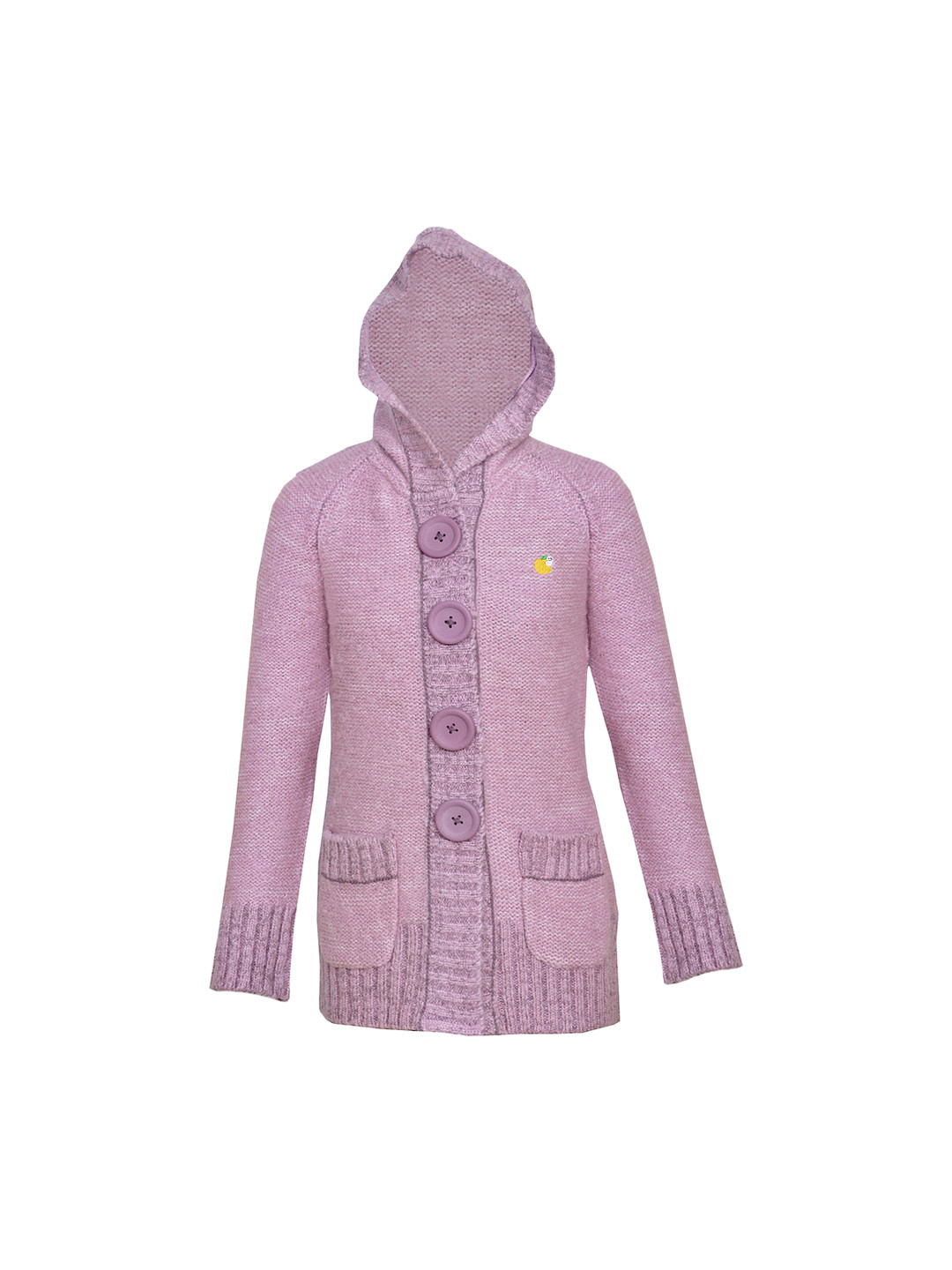 Buy Yellow Apple Girls Pink Sweater - Sweaters for Girls 550664 | Myntra