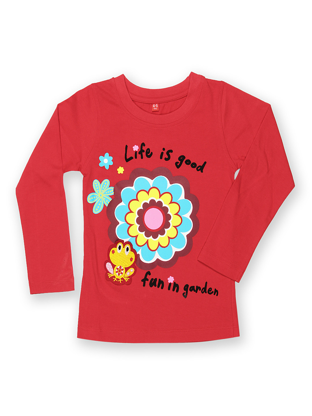 Buy YK Girls Red T Shirt - Tshirts for Girls 427645 | Myntra
