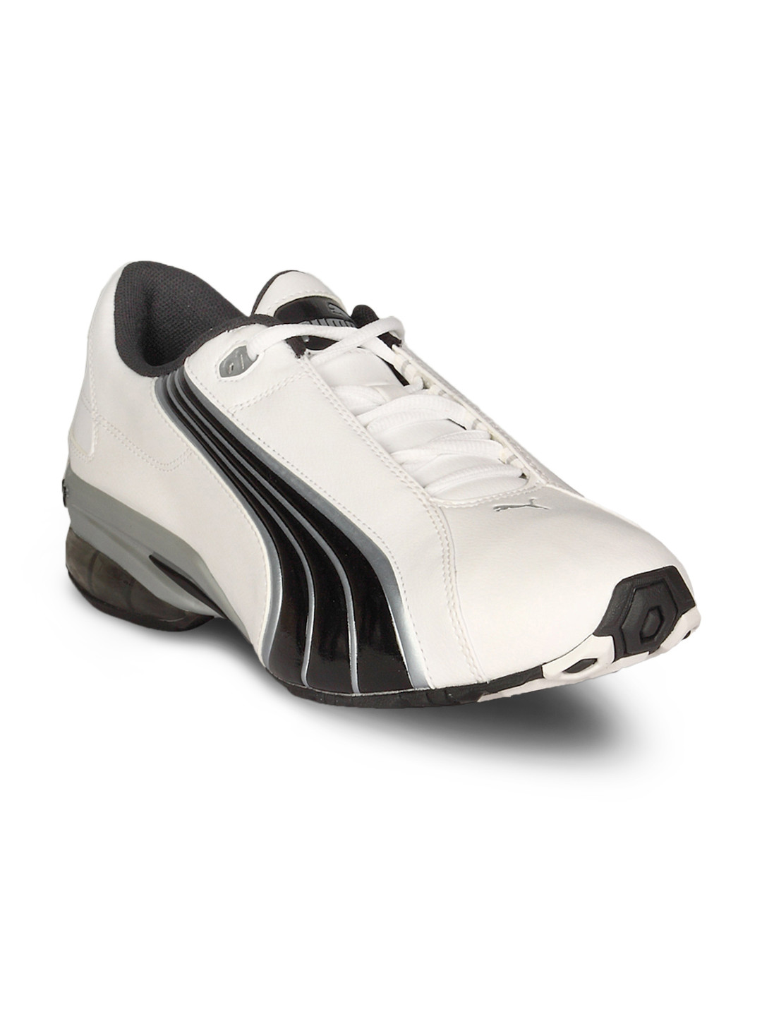 Buy Puma Men's Jago White Black Silver Shoe - Sports Shoes for Men 4467 ...