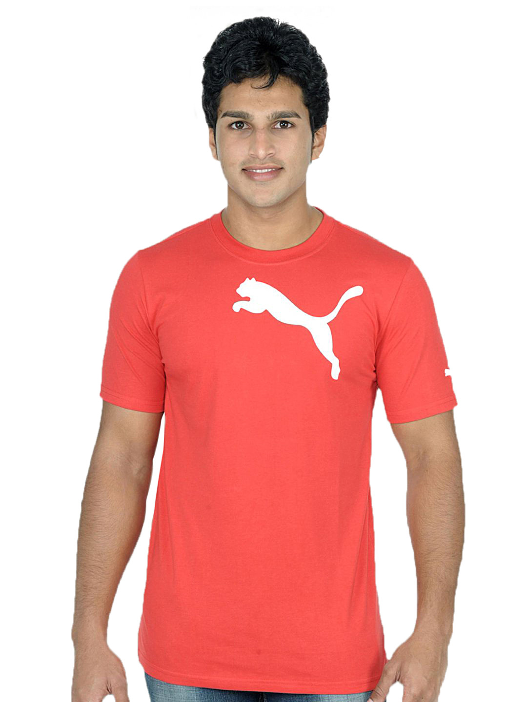 Buy Puma Men Cat Red T Shirt - Tshirts for Men 1533 | Myntra