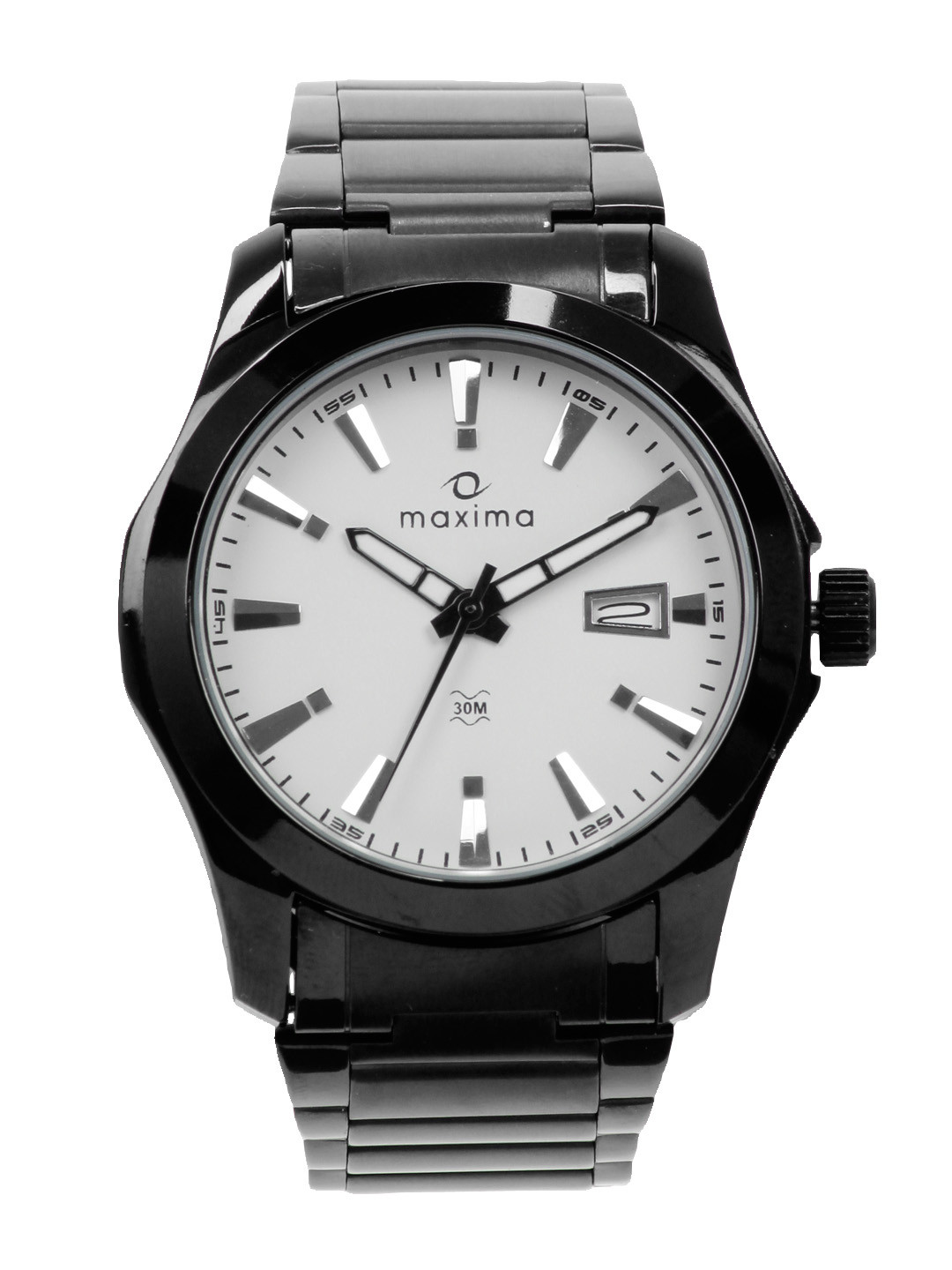 Buy Maxima Men White Analogue Watch 25131CMGB - Watches for Men 45041 ...