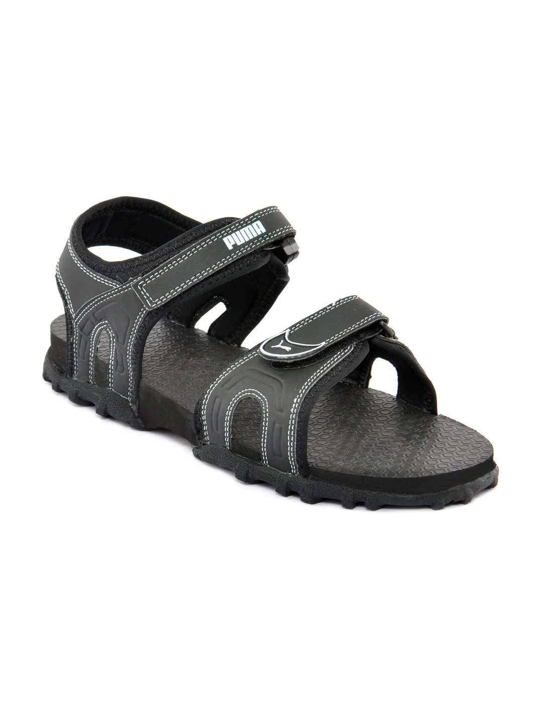Buy Puma Men Hopper Black Sandal - Sandals for Men 17960 | Myntra