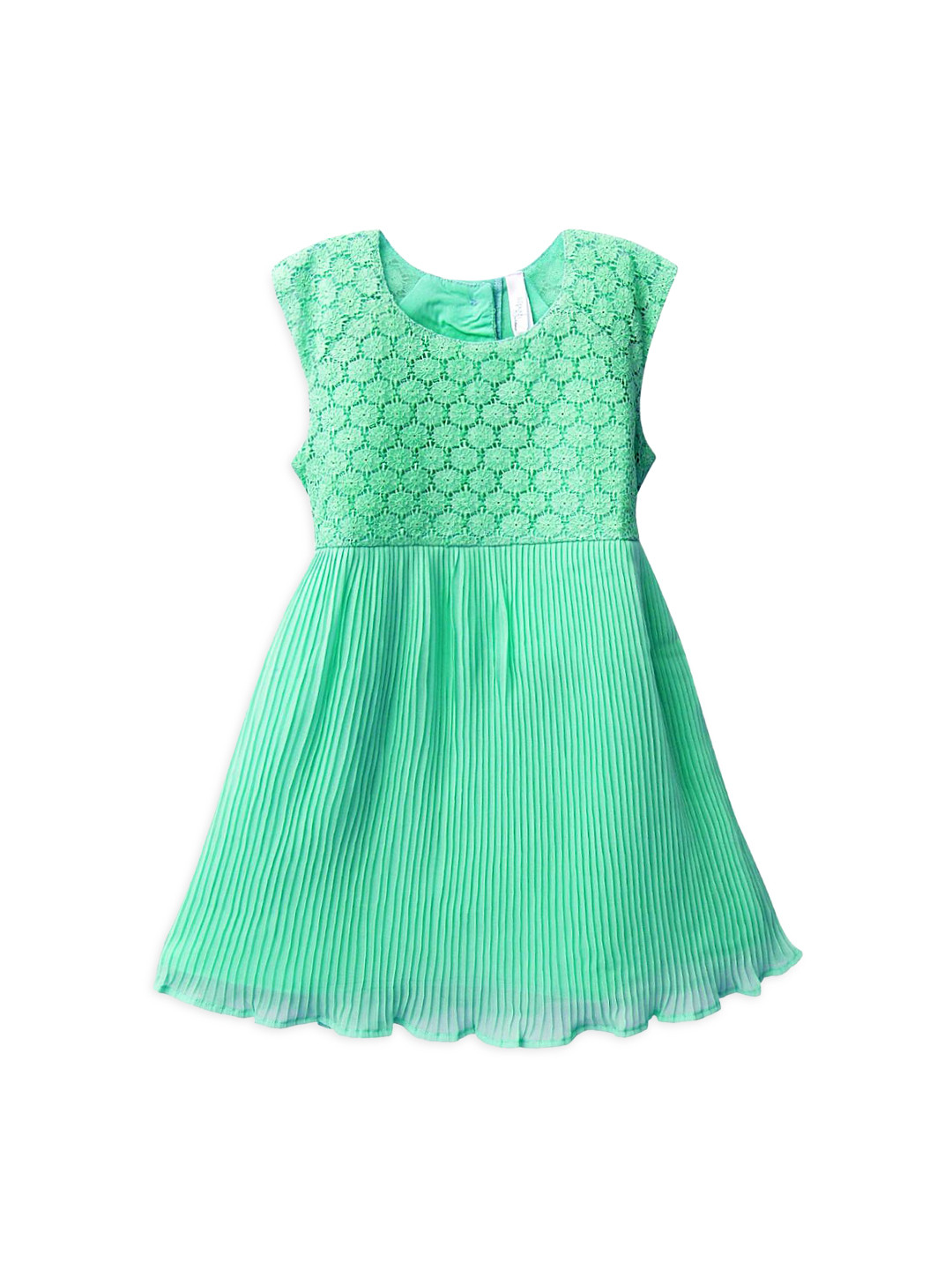Buy Lil Posh Girls Green Fit & Flare Dress - Dresses for Girls 422738 ...