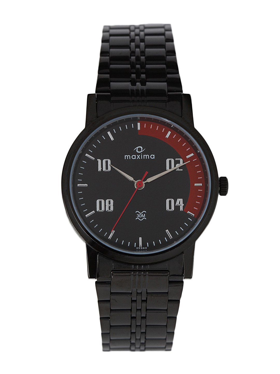 Buy Maxima Men Black & Red Dial Watch - Watches for Men 182500 | Myntra
