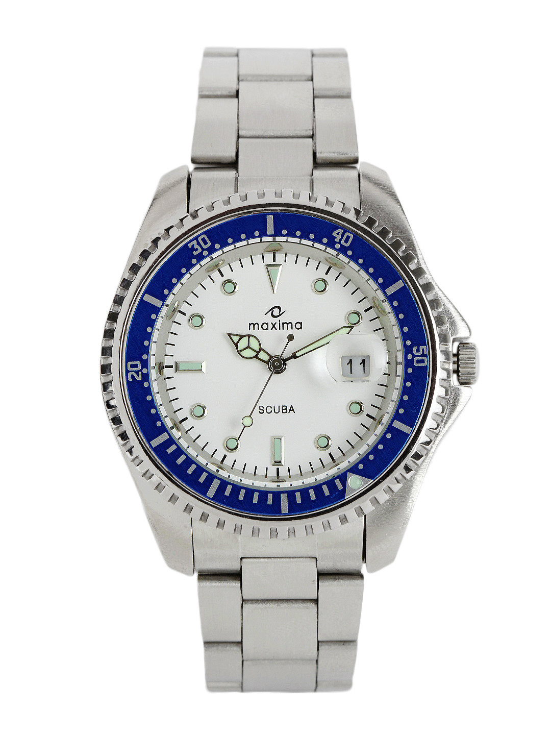 Buy Maxima Attivo Men White Dial Watch - Watches for Men 182392 | Myntra