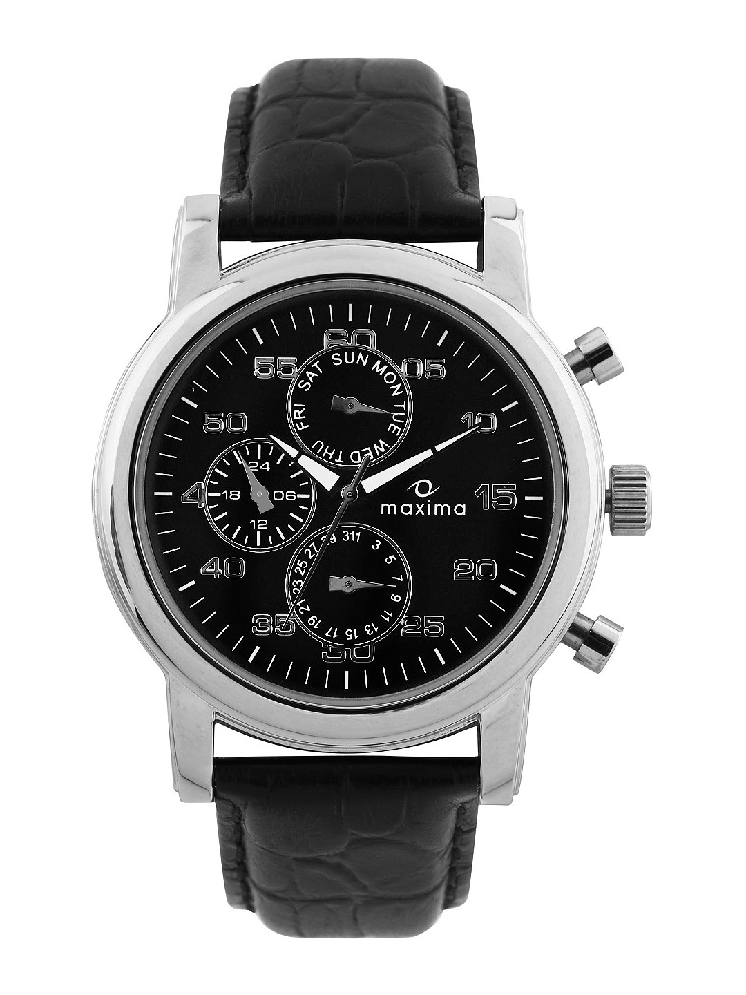 Buy Maxima Men Black Dial Watch - Watches for Men 153563 | Myntra