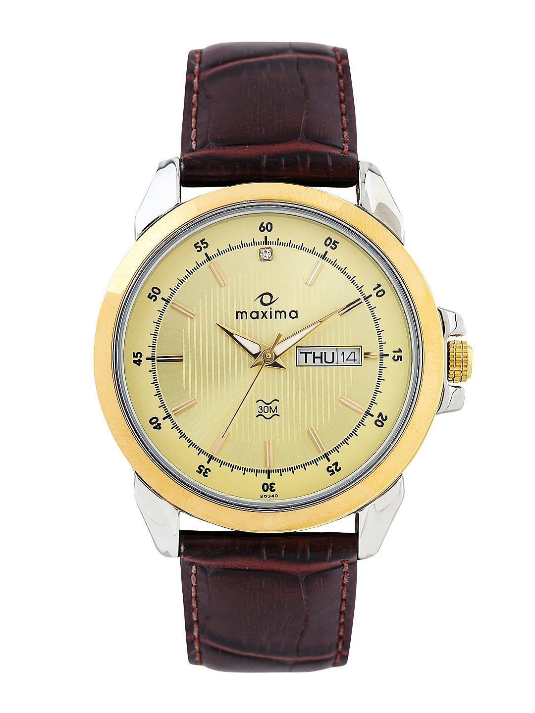 Buy Maxima Men Gold Toned Dial Watch - Watches for Men 232710 | Myntra
