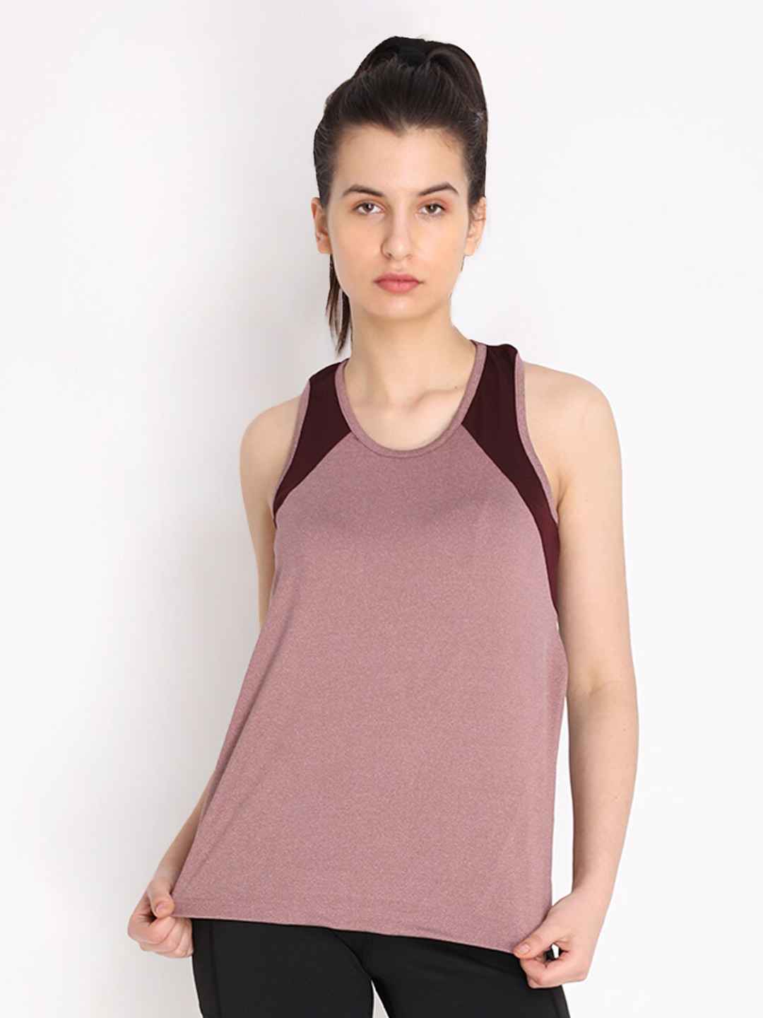 Buy CHKOKKO Maroon Tank Top - Tops for Women 17562048 | Myntra