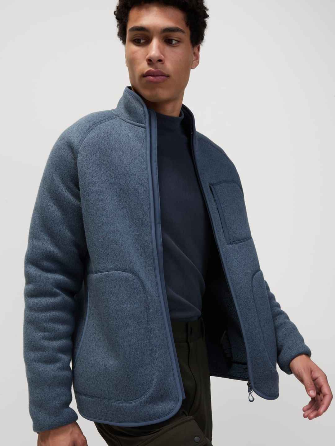 Buy Marks & Spencer Men Longline Bomber Jacket - Jackets for Men ...
