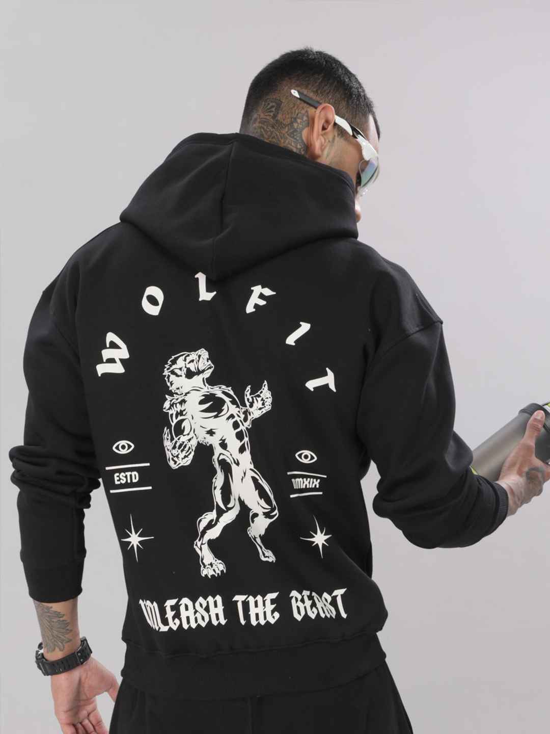 Buy WOLFIT ATHLEISURE Men Hooded Pullover Sweatshirt - Sweatshirts for ...