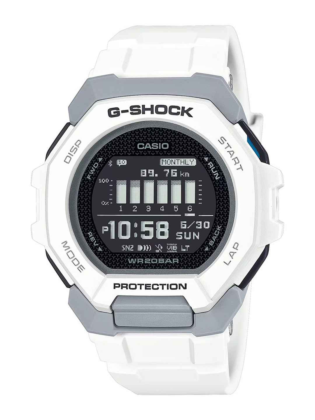 Buy CASIO Men Round Dial & Cuff Straps Digital Chronograph Watch G1587 ...