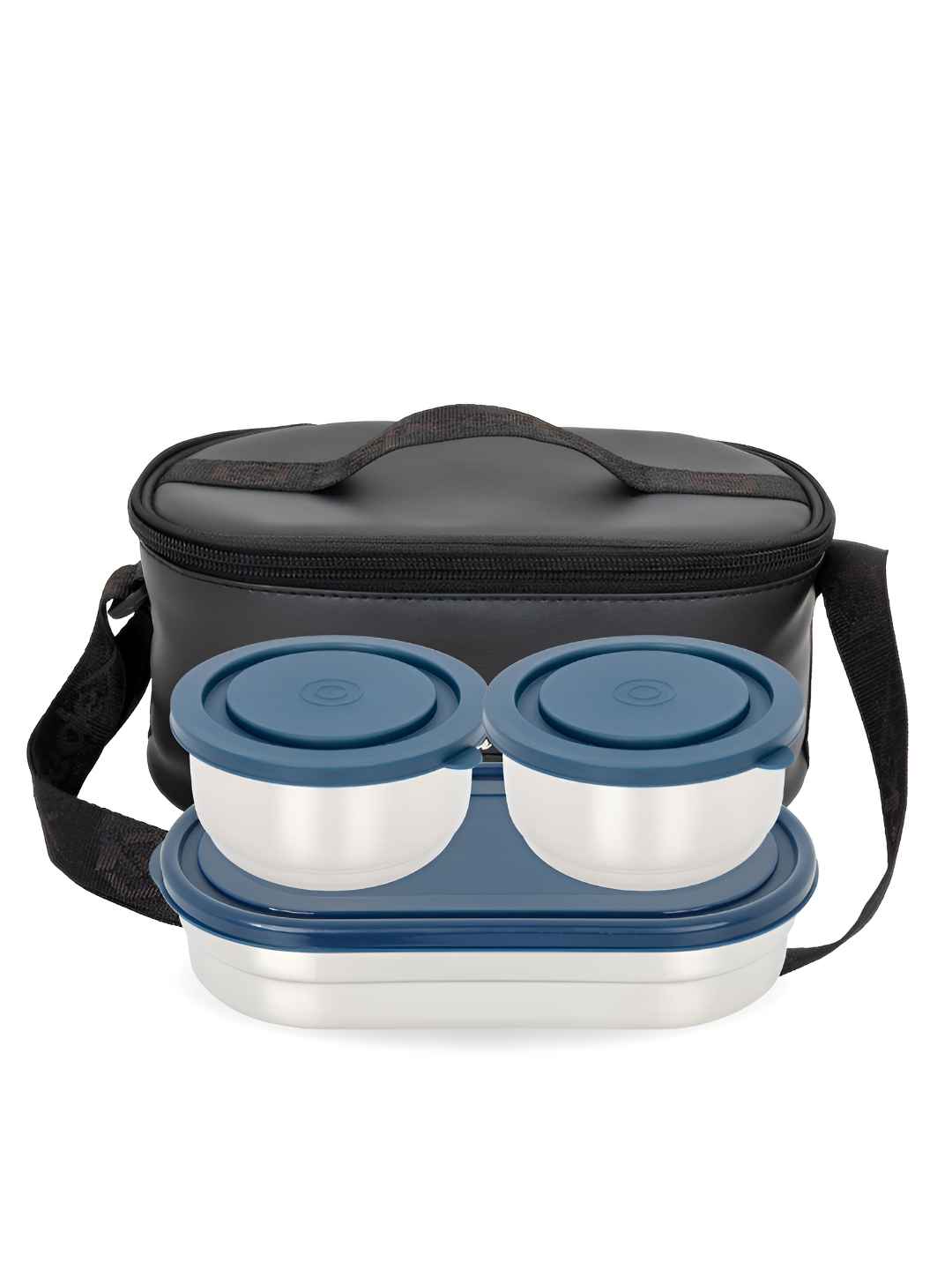 Buy Speedex Blue Stainless Steel Easy To Clean Lunch Box With Bag ...