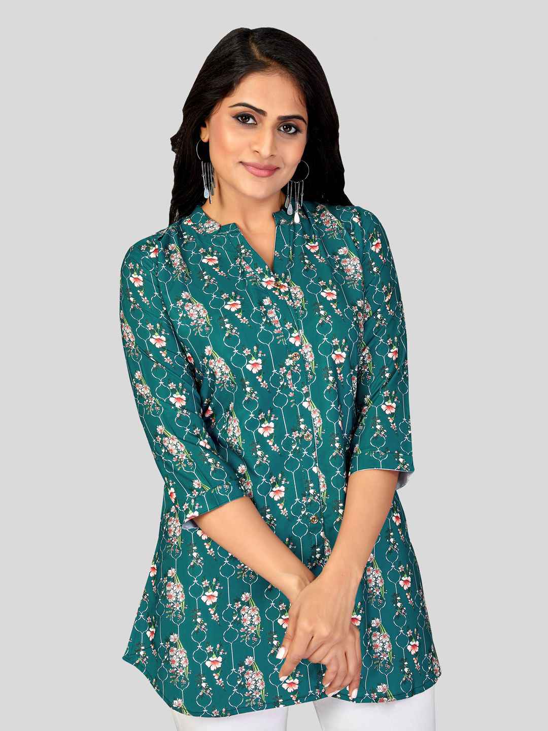 Buy Saree Swarg Women Printed Short Tunic - Tunics for Women 31351485 ...