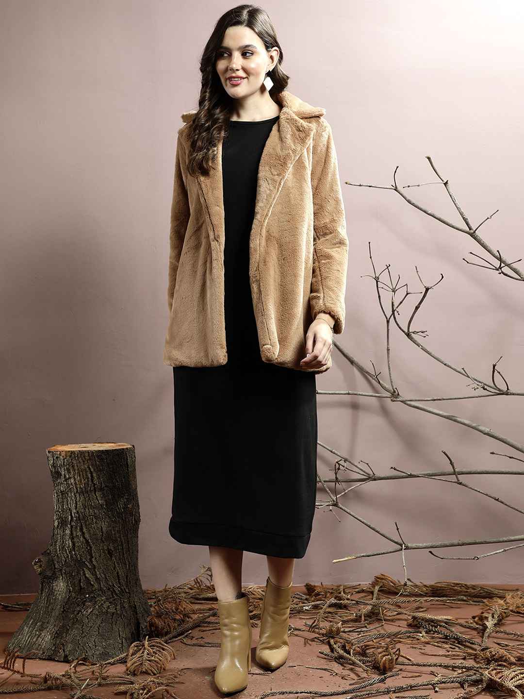 Buy Athena Women Hip Length Overcoat - Coats for Women 31017631 | Myntra
