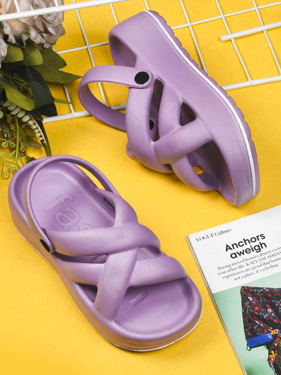 Buy COGS Women Cross Strap Platform Flip Flops - Flip Flops for Women ...