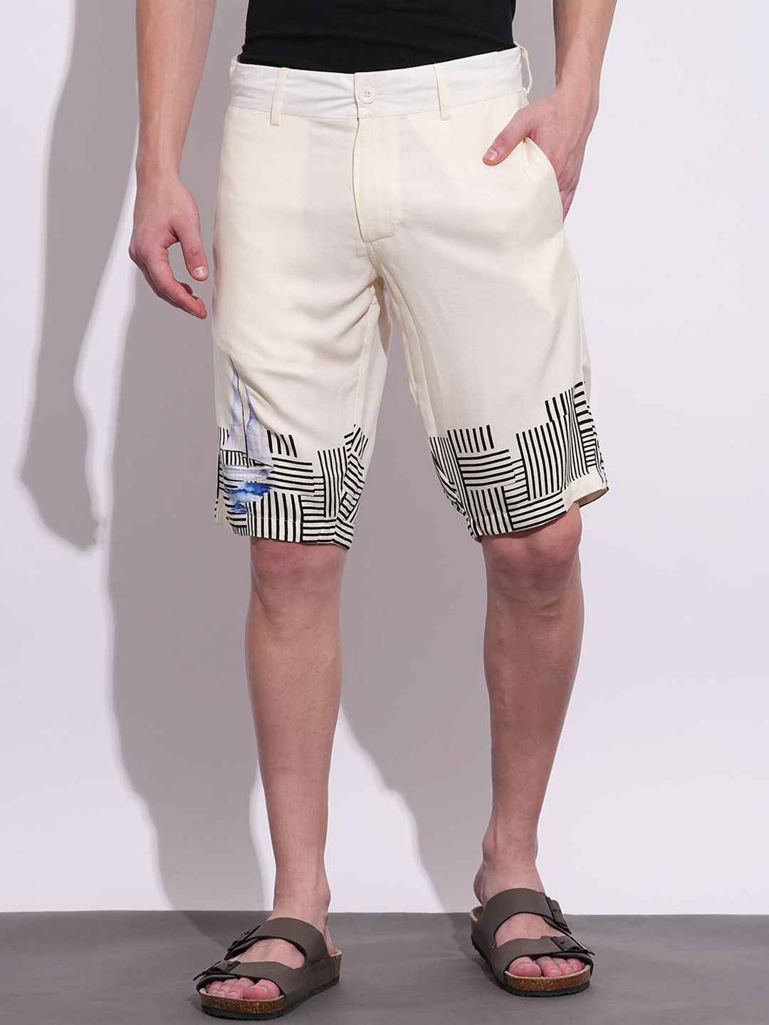 Buy Being Human Men Regular Fit Printed Shorts - Shorts for Men ...