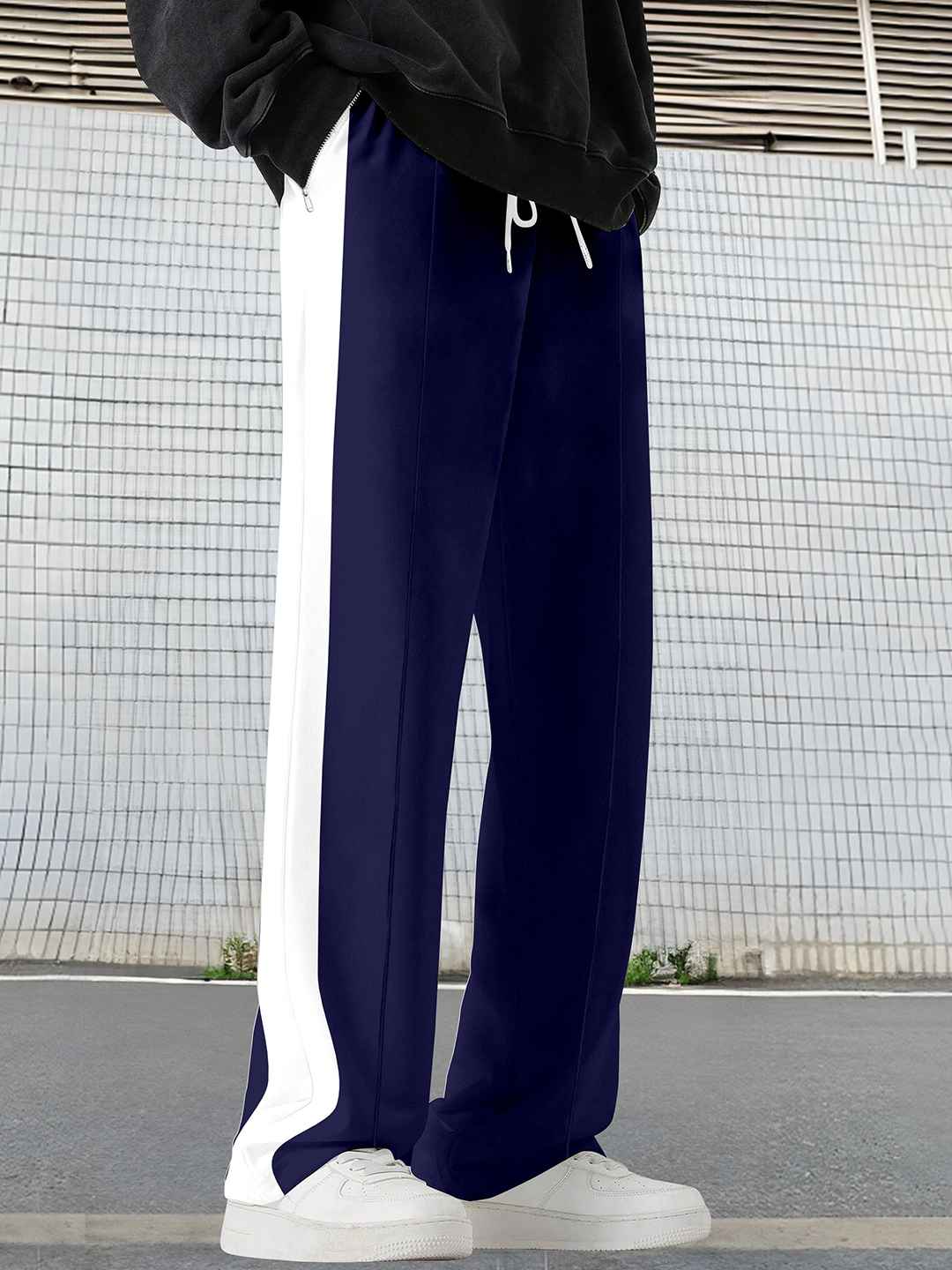 Buy FTX Men Mid Rise Track Pants With Side Zipper Pockets - Track Pants ...