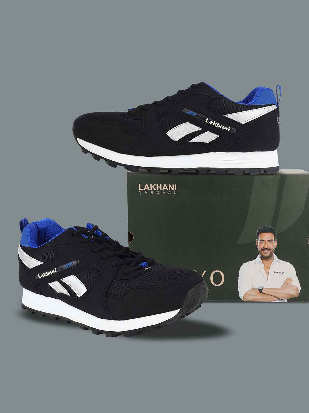Buy Lakhani Vardaan Men Colourblocked Lace Ups Sneakers - Casual Shoes ...