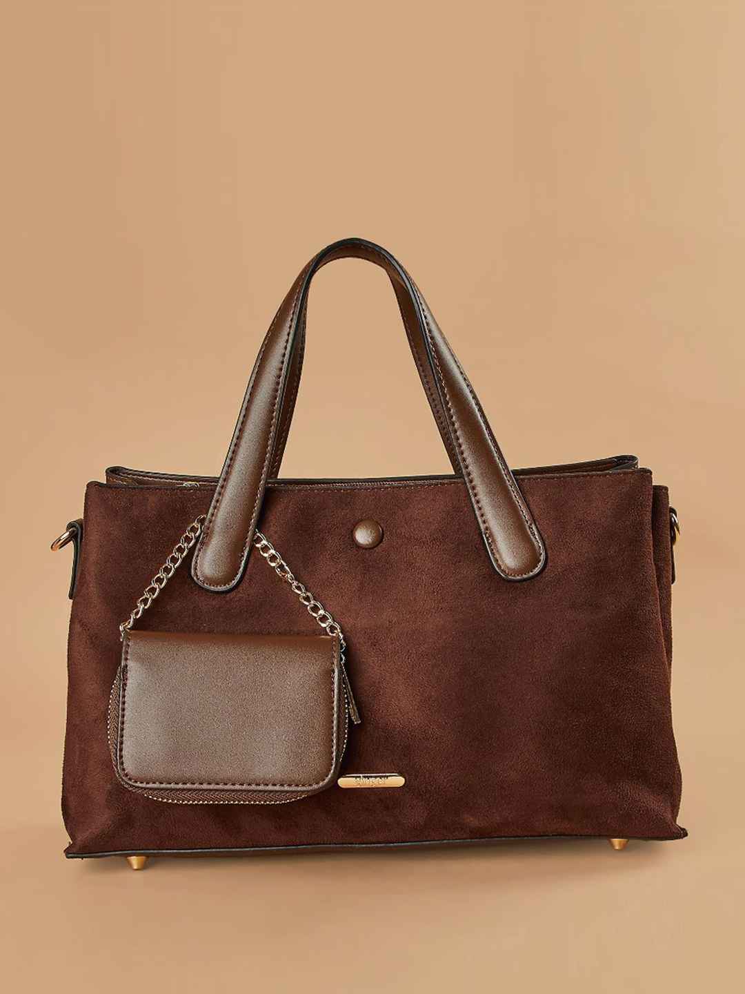 Buy Ginger By Lifestyle Structured Handheld Handbag - Handbags for ...